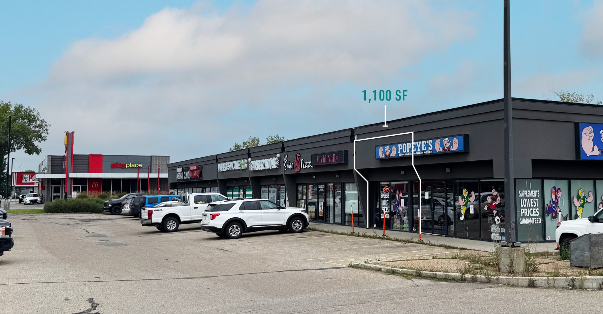 Inline Unit on St. Albert Trail Rivercrest Plaza - Omada Commercial